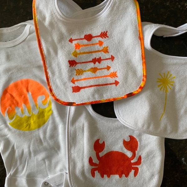 Funny Baby Onesie Decorating Kit, Baby Shower Activity Kit, DIY Baby ...