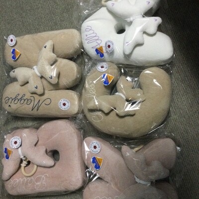 Cursive Name Velvet Pillow zoe , Educational Toy, Initial Cushion ...