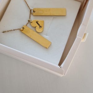 Personalised Handmade Gift Unique Jewelry Idea Necklace With Kids Names ...