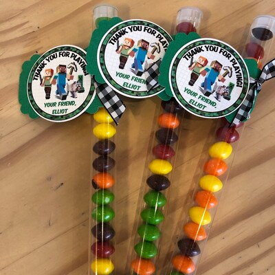 Gaming Party Favors, Video Game Party, Candy, Treats, Personalized ...