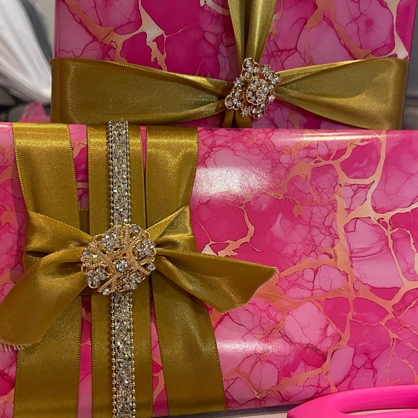 Autumn Trees Gift Wrap, Fall Foliage Season, Birthday Wrapping Paper ...