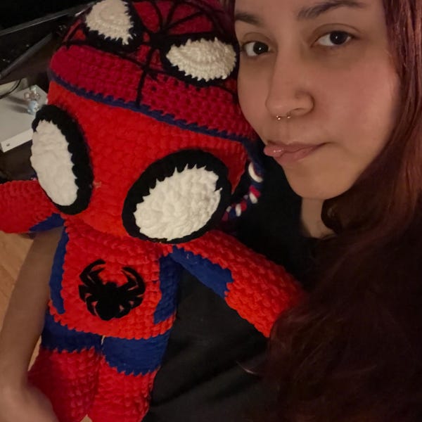 Low Sew Hero Spider Chibi Crochet Pattern PDF – Photo Tutorial, Instant ...