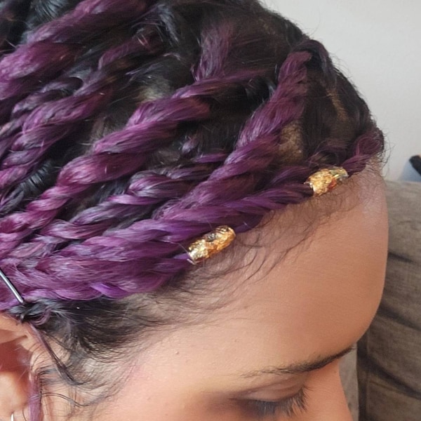 Handmade Abalone Shell Loc Beads: Large Hole Dreadlock Jewelry - Etsy