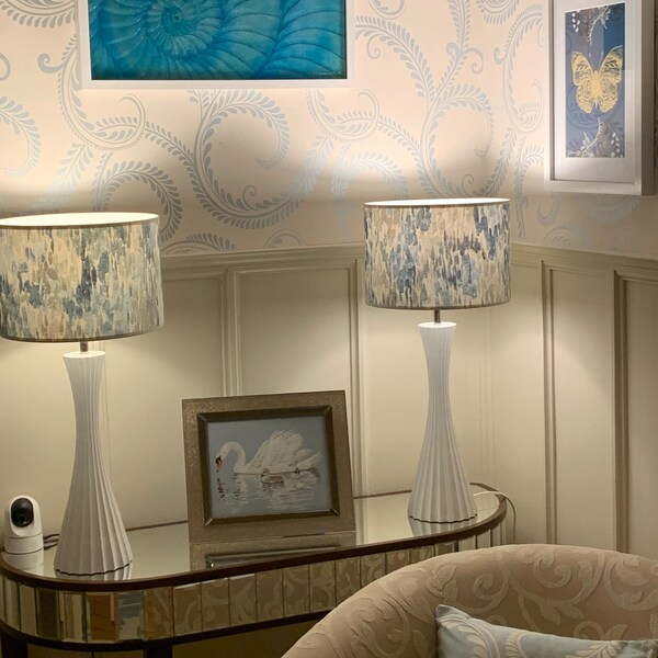 Wave in a Box Fused Glass Wave Wall Art Sun 25x25cm(10"), Turquoise ...