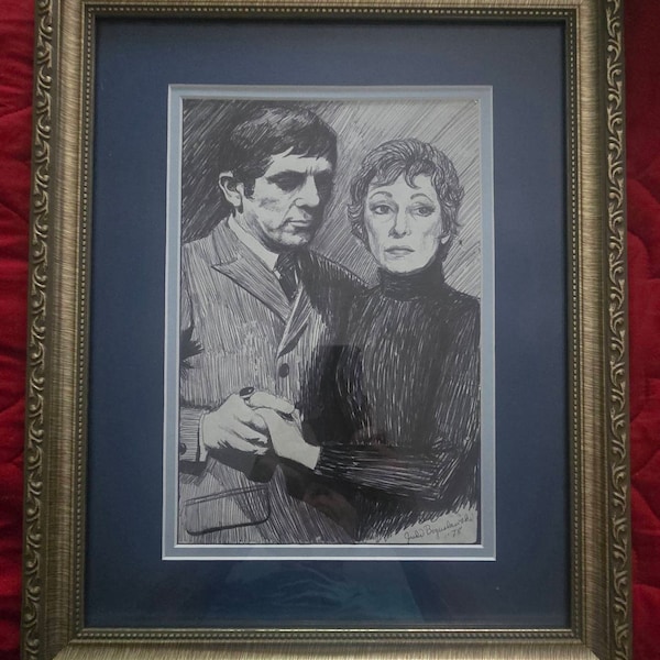 301G Valentine Double Red / Gold Heart Mat - Frame Size is 10 X 7 ...