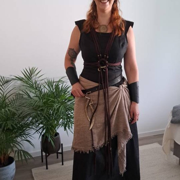 Norse Harvest Belt: Witch Harness, Troll Cross Original Belt - Etsy