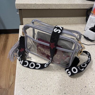 Clear Purse, Stadium Clear Bag, Clear Bag for Game Day, Stadium Clear ...