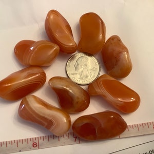 Peach Quartz Tumbled Polished Natural Stones SMALL Size Gift - Etsy