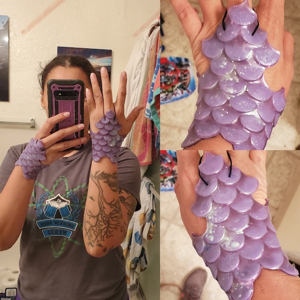 Silicone Mermaid/fish Scales Bracer - Etsy