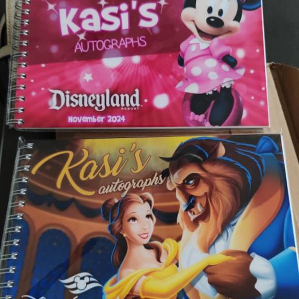 Personalised Moana Autograph Book - Disneyland / Disney World - Etsy
