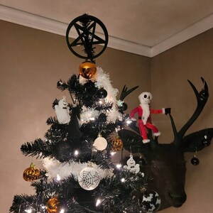 Star and Heart Tree Toppers Gothic Holiday Home Decor 3D - Etsy