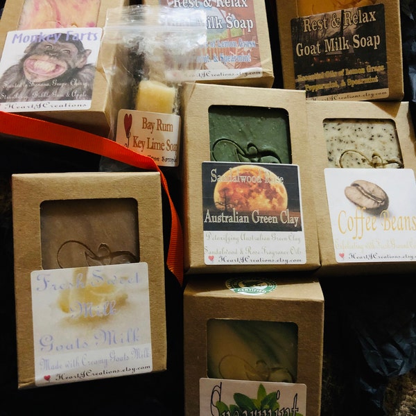 SAVE ON 7 Soaps Large Full Size Handmade Soap Bar Deal Over 60 ...