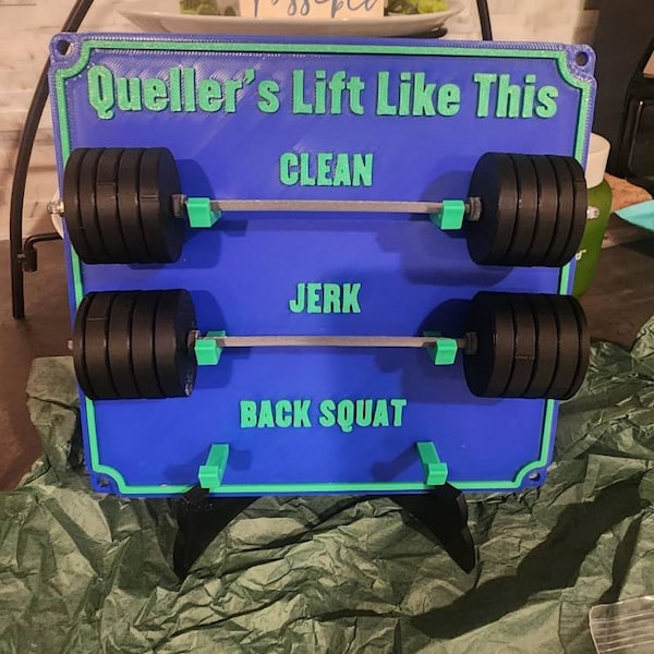 The Original Weightlifting Personal Tracking Board, 3 Lifts, 1,000lbs ...