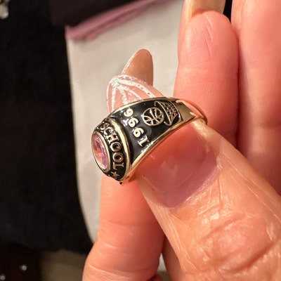 Women's Class Ring Fully Customized for High School and - Etsy