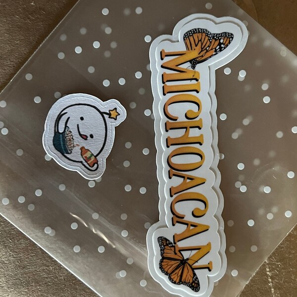 Michoacan Sticker | Mexico Sticker, Spanish, Monarch Butterfly, Orange ...