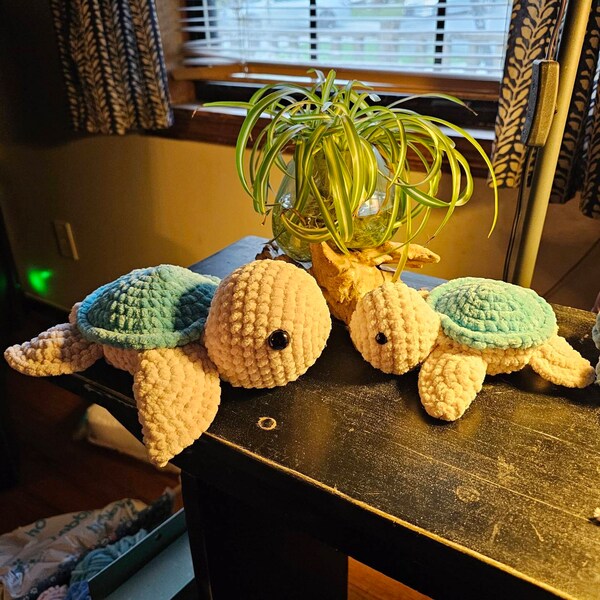 Large Crochet Turtle Pattern - Amigurumi PDF - Etsy