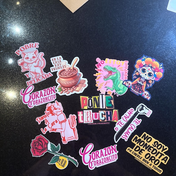 Mexican Stickers, Latina Stickers, Latino Stickers, Latina Owned ...