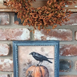 Autumn Crow | A4 Rice Paper | 8.3" X 11.7" | Paper for Decoupage | Fall ...