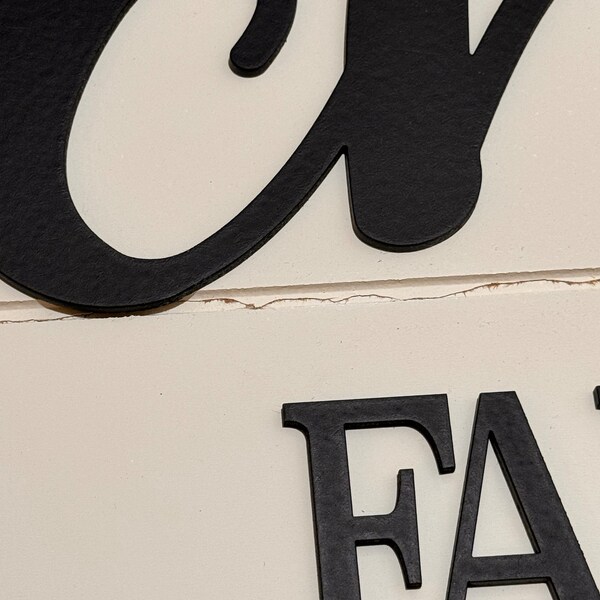 Last Name Sign, Front Door Sign, Family Name Sign, Established Sign ...