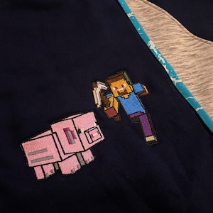 Steve Minecraft Embroidery Design digital File - Etsy