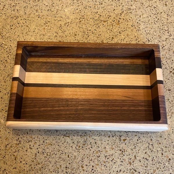 Handcrafted Multi-colored Wooden Catch All Trays, Christmas Gift - Etsy