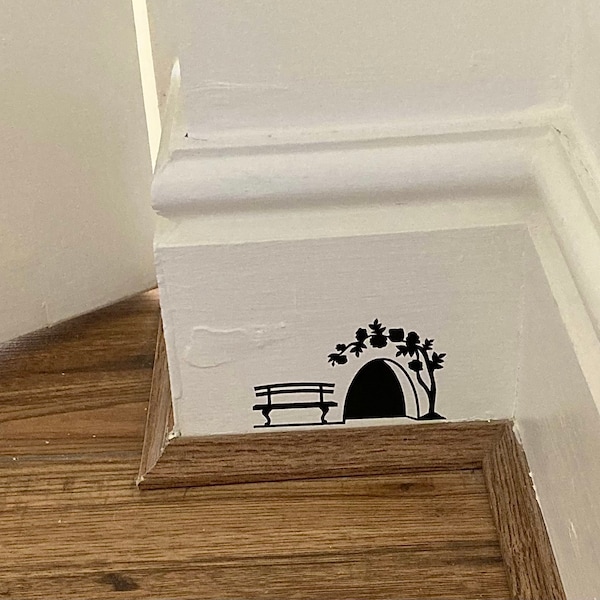 Mouse Hole Vinyl Decal (7 Designs to Choose From) - Etsy