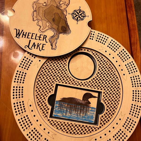 Cribbage Board, With Storage, Round, SVG, Laser Cutting File - Etsy