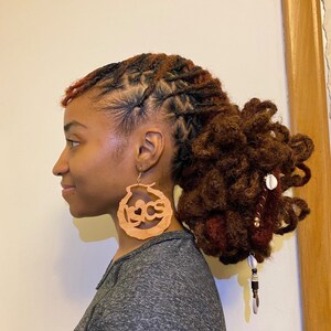 Designs by Cyere Star Dust Loc and Braid Jewelry Set | Etsy