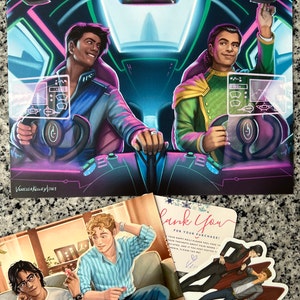 Luc and Oliver From BOYFRIEND MATERIAL 8x10 Matte Print - Etsy