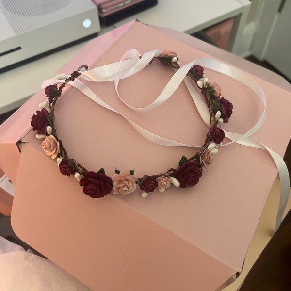 Blue and White Wedding Headpiece. Light Blue Wedding Hair Flower ...