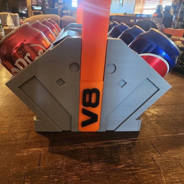 Car Engine Block Cooler- Inspired Can Cooler Shaped Like Pistons! V4 ...