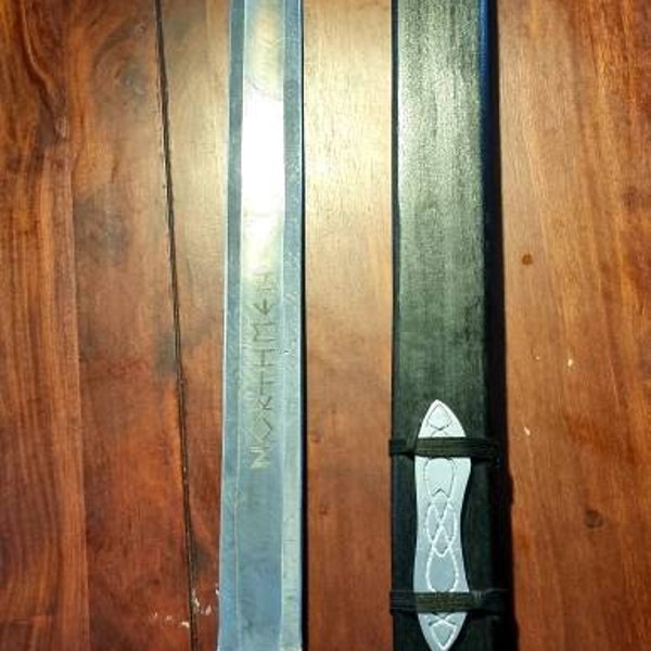Handmade Noras Sword, Sword With Leather Sheath, Forged Sword ...
