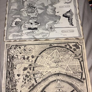 Camelot Map, Merlin Map, Kingdom of Camelot Map, City of Camelot Map ...