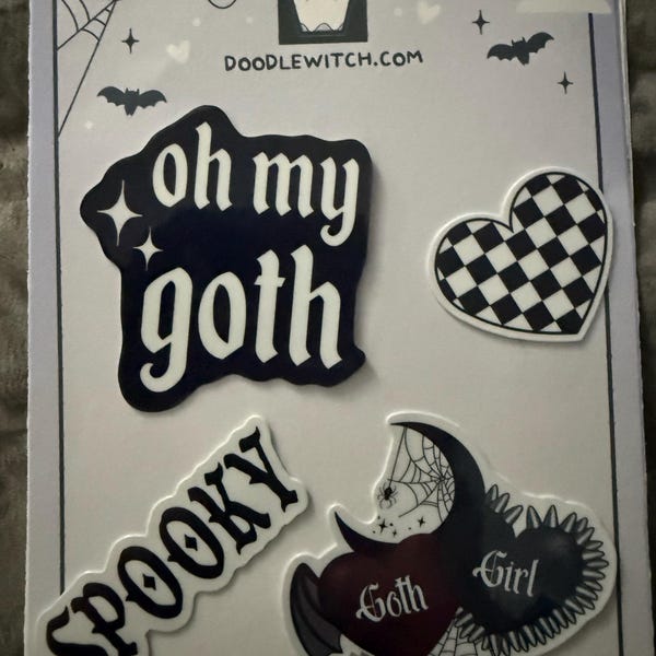 Moon Witch Stickers, Witch Stickers, Moon Stickers, Witchy Stickers ...