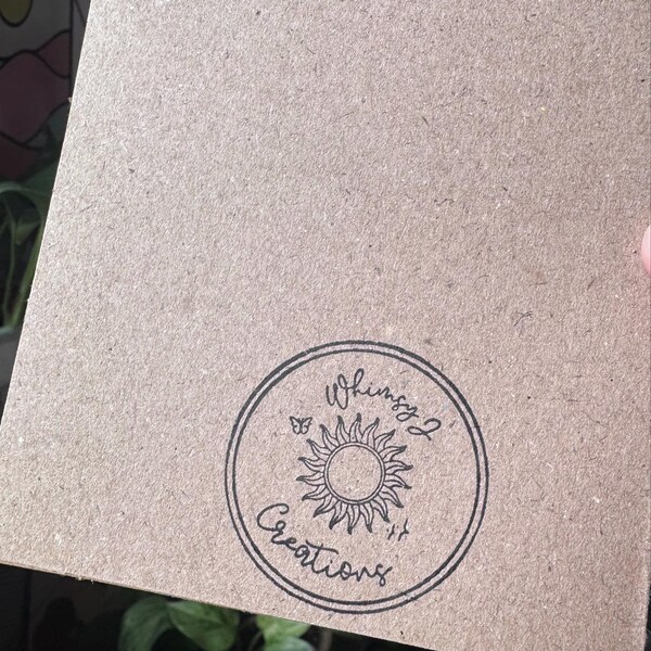 CUSTOM LOGO STAMP | Business Stamp | Personalized Stamp, Egg Stamp ...