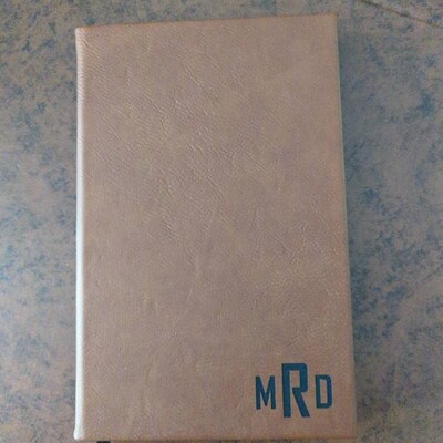 Monogrammed Journal, Personalized Leather Journal, Lined Journal ...