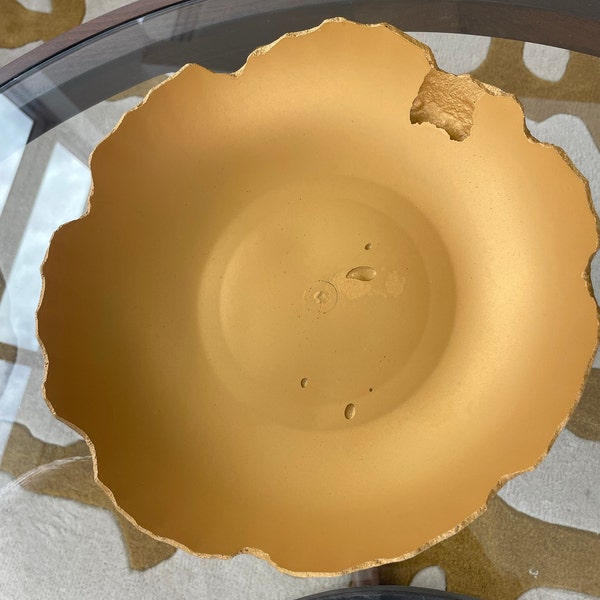 Large Concrete Bowl, Cool Bowl Centerpiece, Bowl for Keys, Key Holder ...