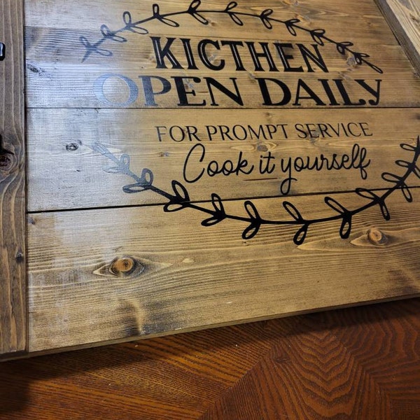 Lazy Susan - Turntable - Table Top Tray - Wood- - Kitchen Décor ...