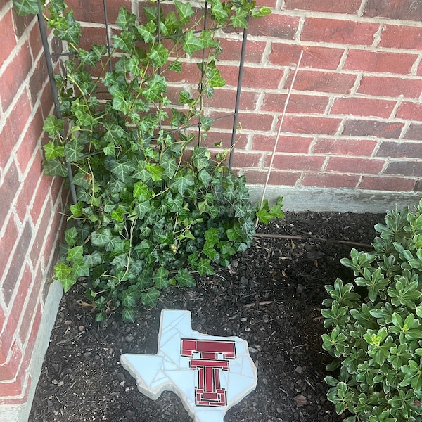Texas Flag Stepping Stone With Mosaic Top! - Etsy
