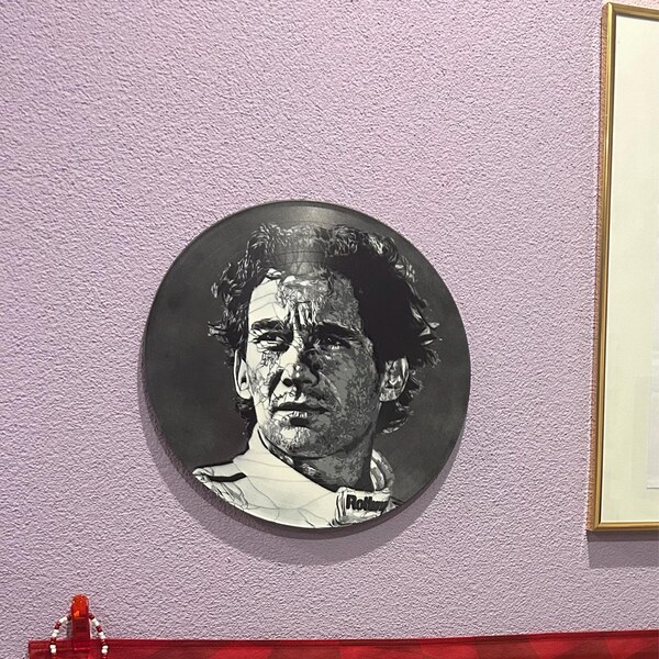 Crow Movie Character Original Custom Painting on Canvas With Spray ...