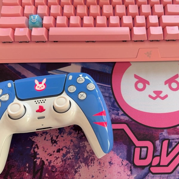 Custom Playstation 5 PS5 Dualsense Controller Overwatch D.VA DVA - Etsy