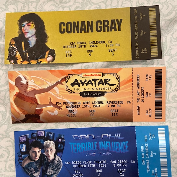 LC Custom Physical Commemorative Ticket | Physical Commemorative Ticket ...