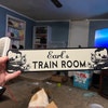 The Train Room Sign, Train Room, Train Wall Decor, Train Rooms, Custom ...