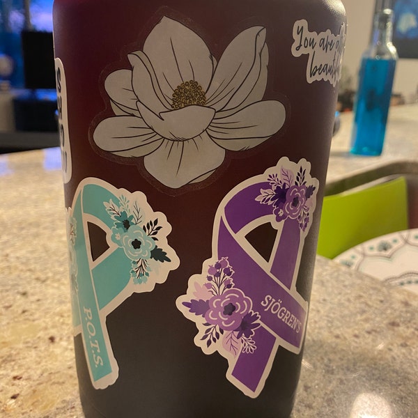 POTS Awareness Sticker, Postural Orthostatic Tachycardia Syndrome, Teal ...