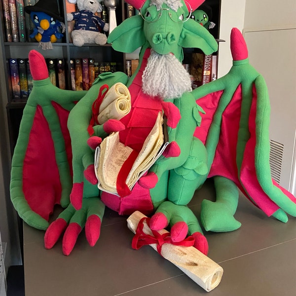 PDF Pattern Giant Reading Dragon for Book Lovers or Story Time ,child ...