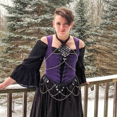 Akasha's Armor Harness, Queen of the Damned, Dragon Scale Mail, Occult ...