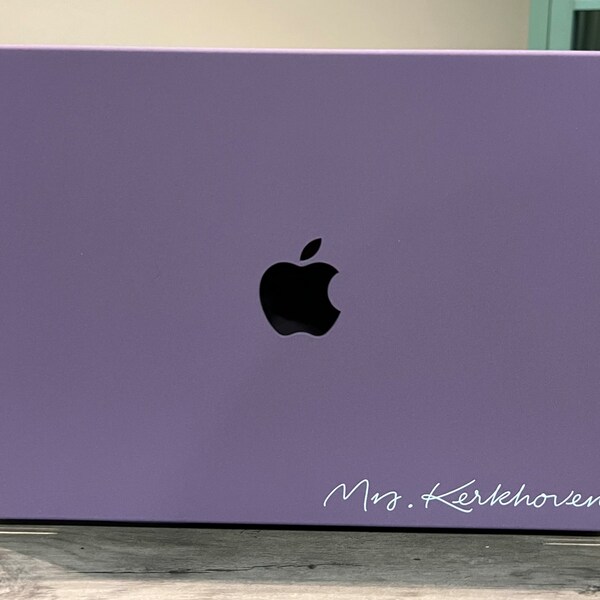 Elegance Purple MacBook Shell Case Decal Cover for New MacBook M1 Pro ...