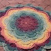 Flower Puddles Mandala Blanket Crochet Pattern - Etsy