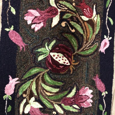 Flower Rug Hooking Pattern on Linen - Etsy