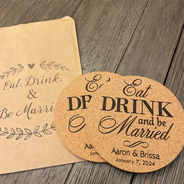 Bulk Personalized Party Coasters, Xmas Party Favors, Birthday Coasters ...